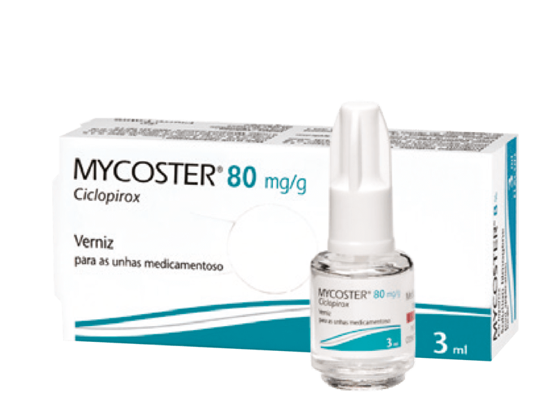 Mycoster, 80 mg/g-3 mL x 1 verniz | Farmácia Clabel